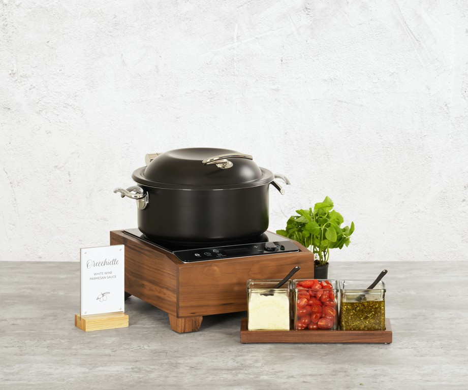 Sydney Induction Unit-Walnut - Cal-Mil